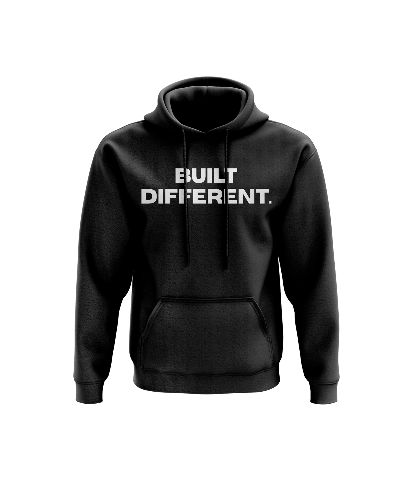 BUILT DIFFERENT HOODIE. - BLACK – SAVG Athletics